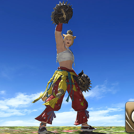 Emote: Huzzah-Emotes-Mog Station Items-FINAL FANTASY XIV-ff14mog.com