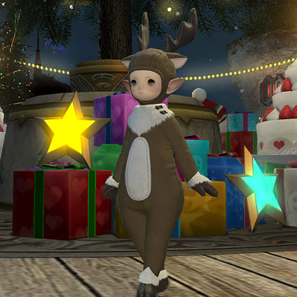 Reindeer Suit-Costume Set-Mog Station Items-FINAL FANTASY XIV-ff14mog.com